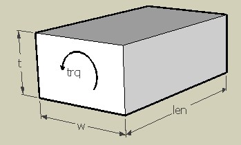 Design of a torsion bar beam suspension